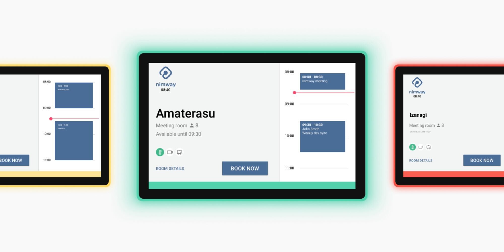 Nimway: Screens to manage your way around the office